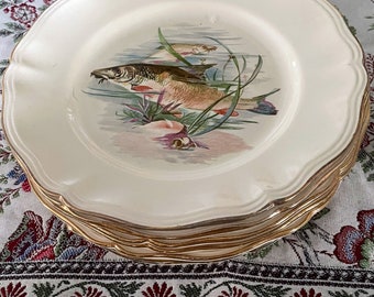 French Fish Plates - Etsy