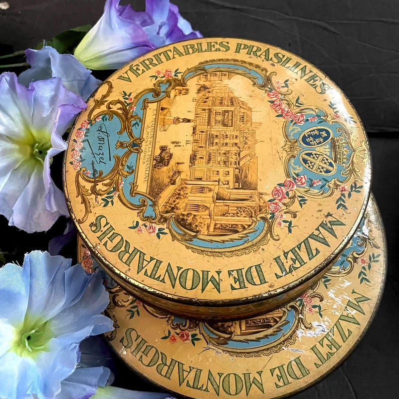 Vintage French Candy Tins - Etsy