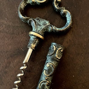 Vintage French Key Bottle and Wine Opener - Etsy