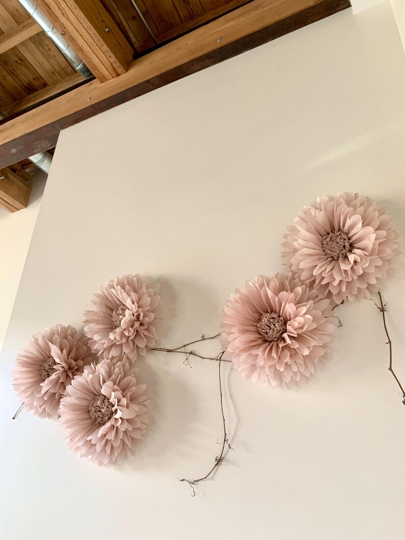 Large Tissue Paper Flowers, Flower Wall Backdrop, Pick Your Colors - Etsy