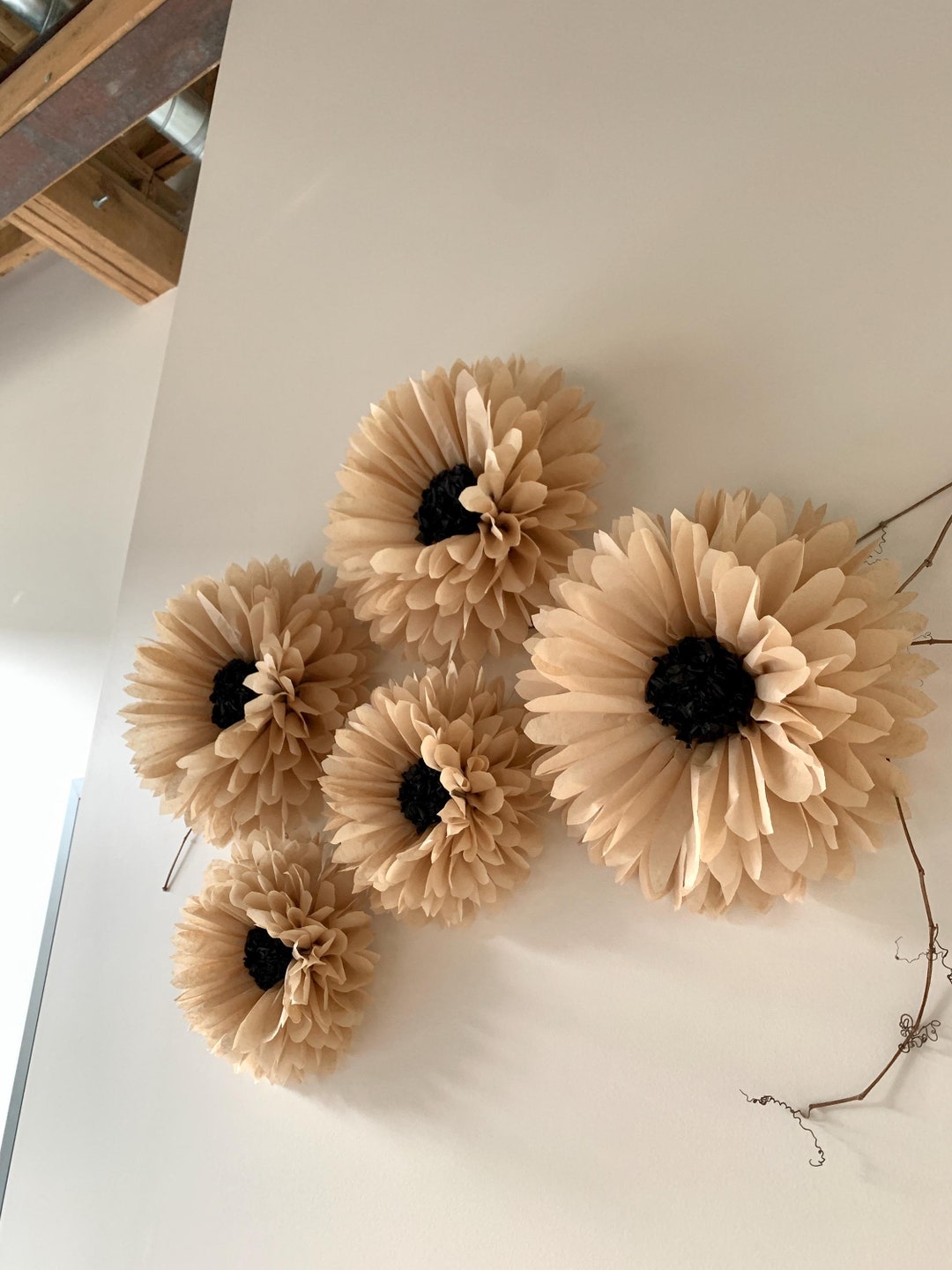 Large Tissue Paper Flowers, Flower Wall Backdrop, Pick Your Colors - Etsy