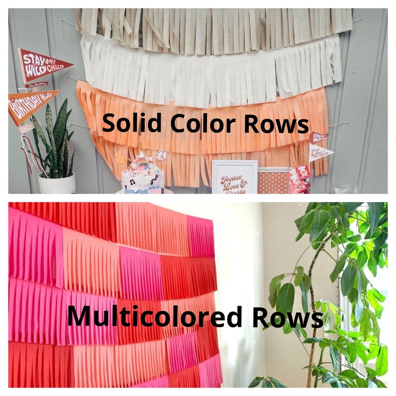 Custom Colors Fringe Backdrop Wedding Photo Booth Fringe - Etsy Canada