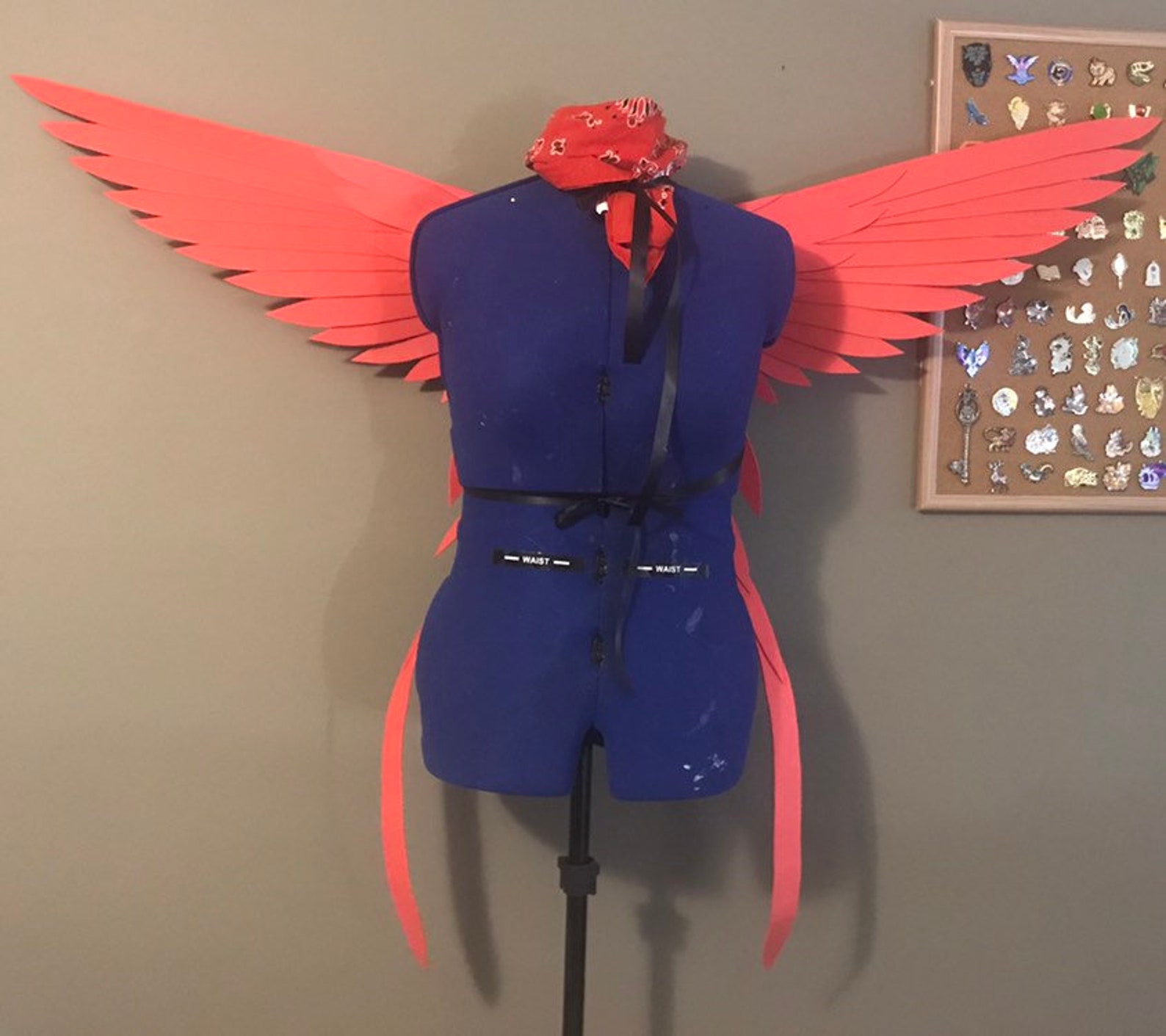 Realistic Red Tailed Bird Cosplay Wings - Etsy Canada