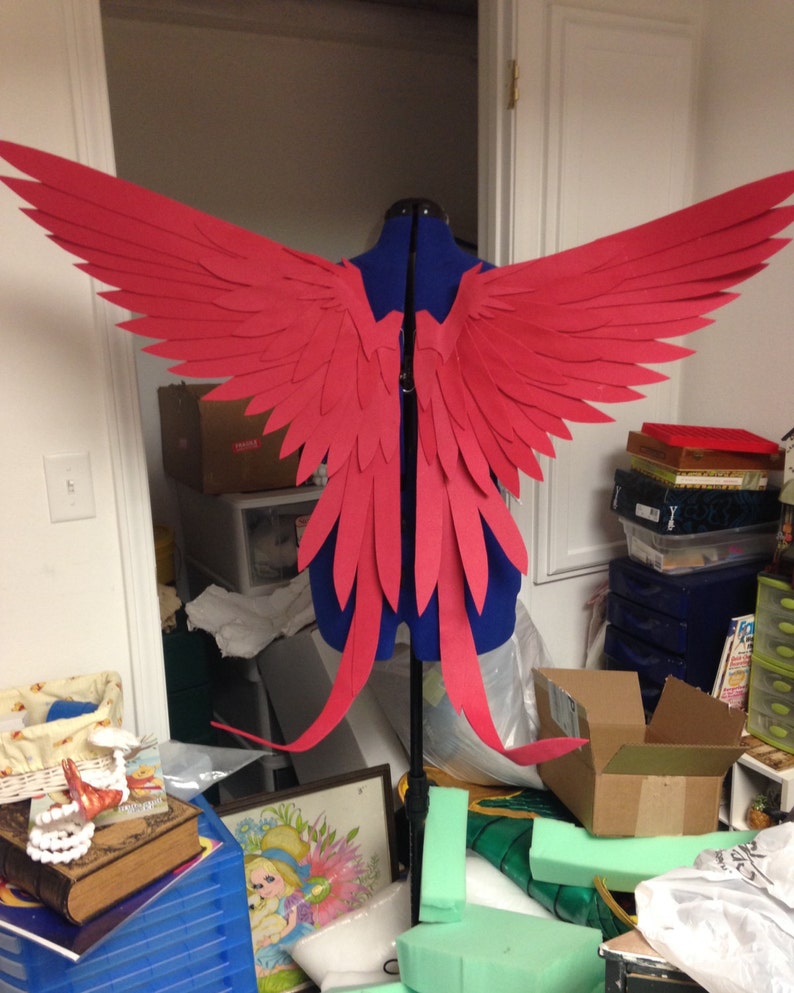 Realistic Red Tailed Bird Cosplay Wings - Etsy Canada
