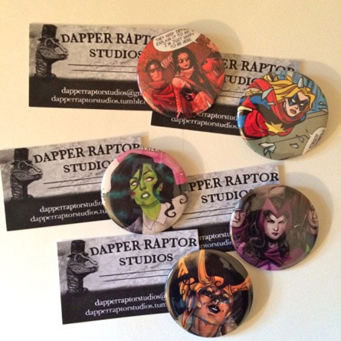 Any 6 Character Buttons Marvel Buttons Avengers Doctor Who | Etsy