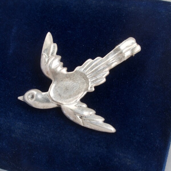 Flying Bird Brooch - Etsy
