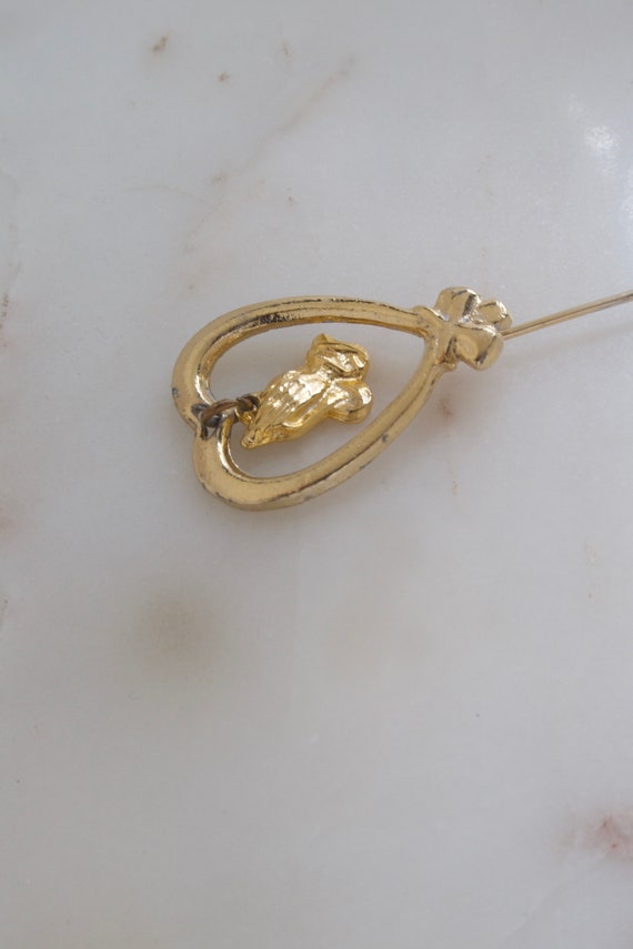 Vintage Gold Praying Hands Stick Pin Religious Stick … - Gem