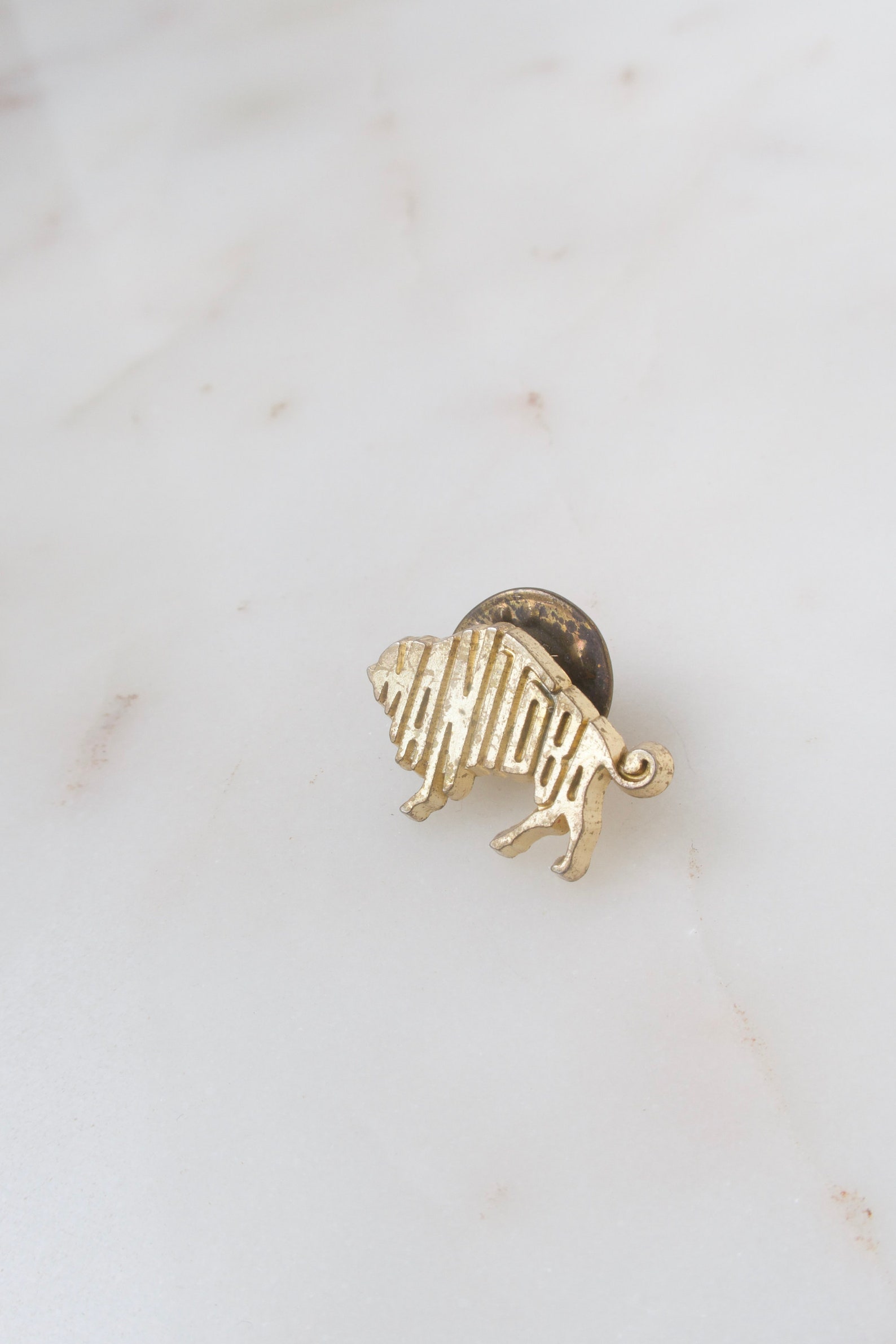 Vintage Manitoba Canada Lapel Pin Bison Pin - Etsy