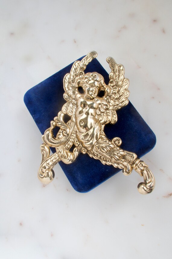 vintage angel brooch vintage - Gem