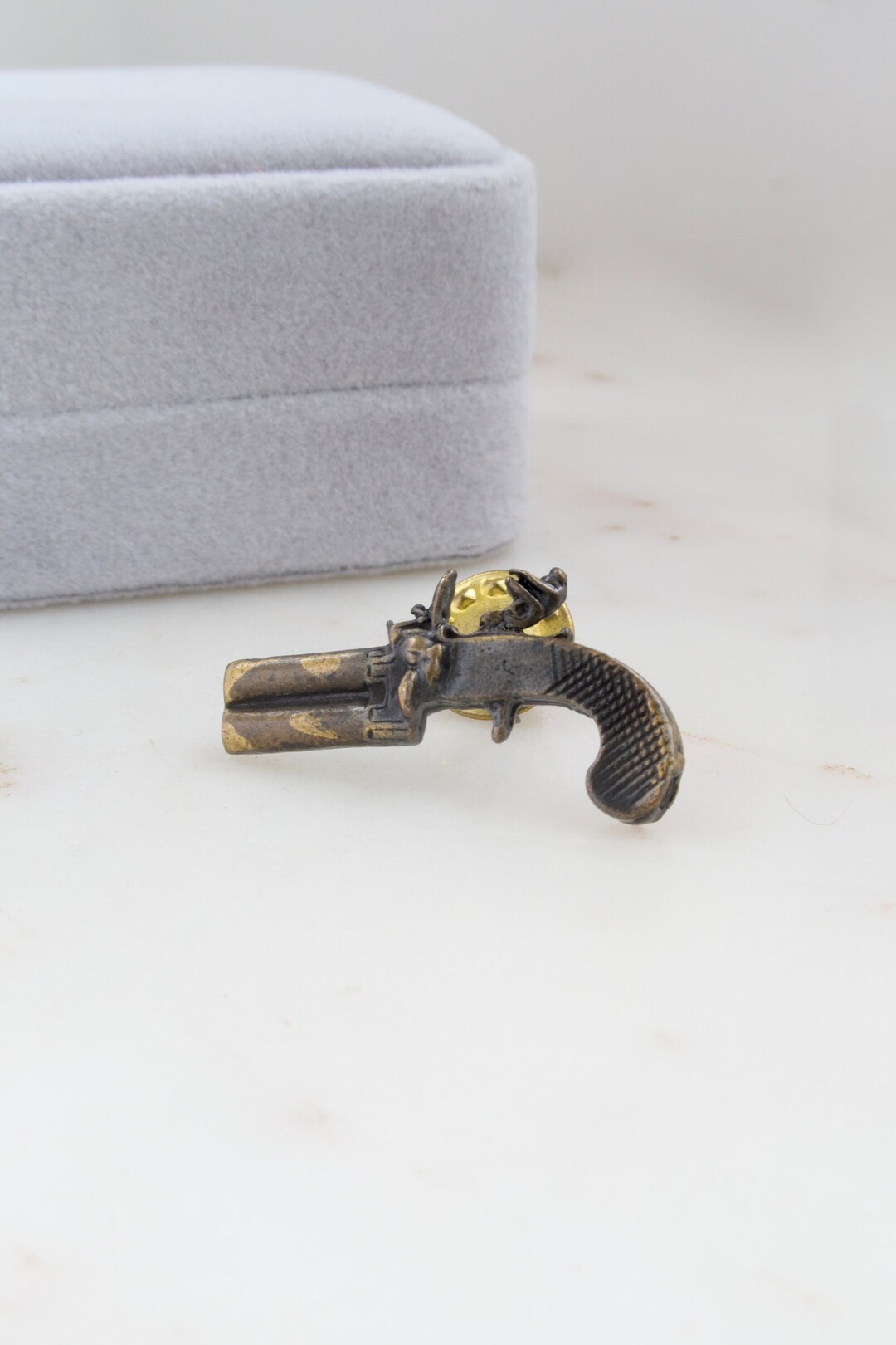 Vintage Pistol Pin Pistol Tie Tack Gift for Him - Etsy