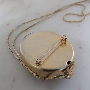 Vintage 1966 AVON Gold Perfume Locket Necklace - Etsy