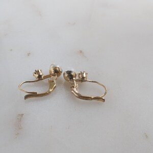 Vintage GERMANY Pearl With Crystal Earrings - Etsy