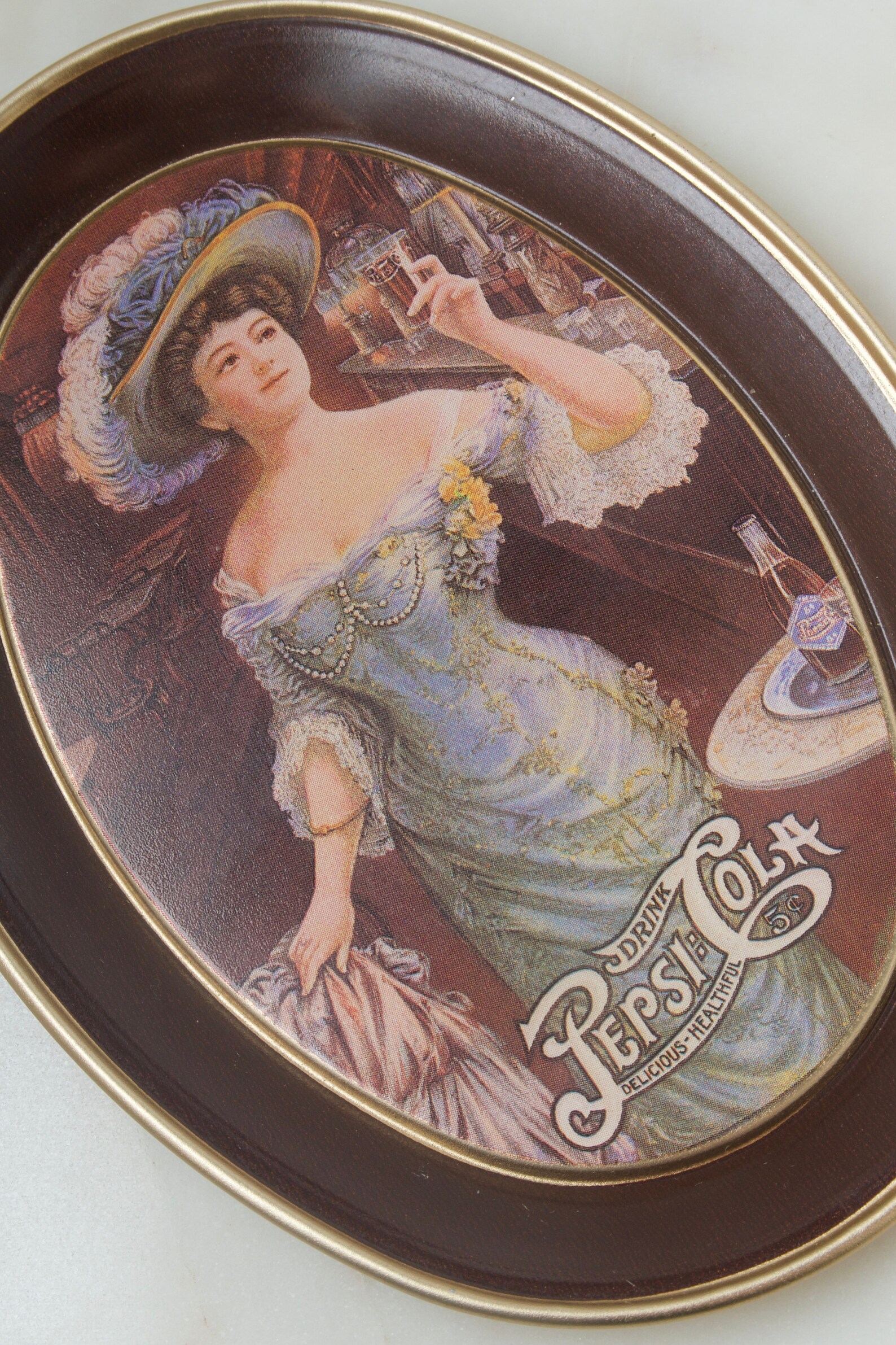 Vintage Pepsi Cola Tray Victorian Tray - Etsy
