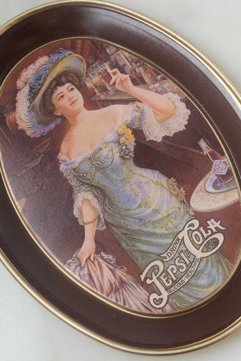 Vintage Pepsi Cola Tray Victorian Tray - Etsy