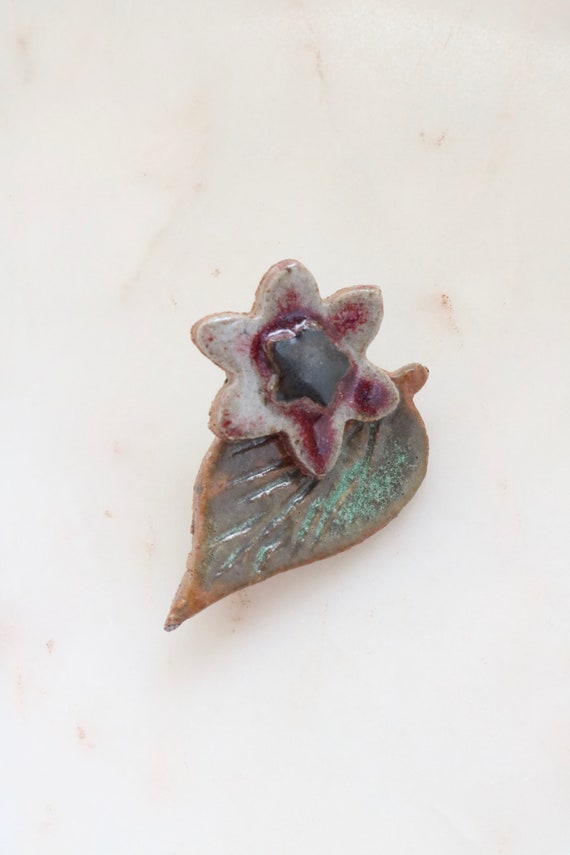 flower leaf ceramic - Gem