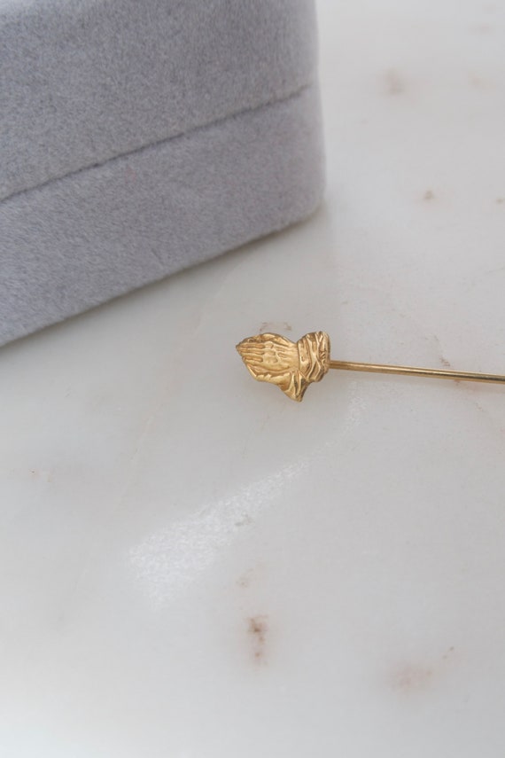 Vintage Gold Praying Hands Stick Pin - Religious Stic… - Gem