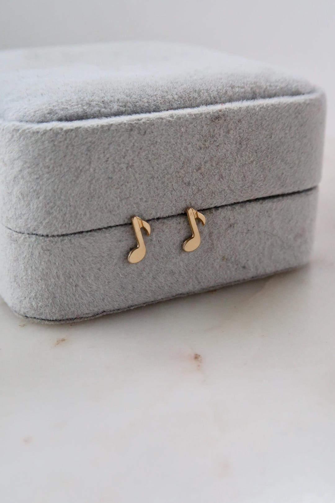 Vintage 1980 AVON Young Reflection Music Note Gold Stud Earrings - Etsy