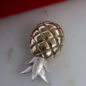 Vintage Gold Pineapple Brooch Fruit Brooch Pineapple Pin - Etsy