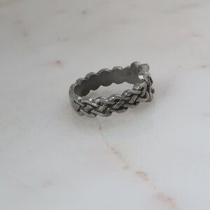 Vintage PRECO Celtic Ring Celtic Band Ring Braided Ring Celtic Woven ...