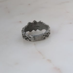 Vintage PRECO Celtic Ring Celtic Band Ring Braided Ring Celtic Woven ...