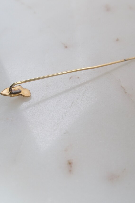 Vintage Gold Praying Hands Stick Pin - Religious Stic… - Gem