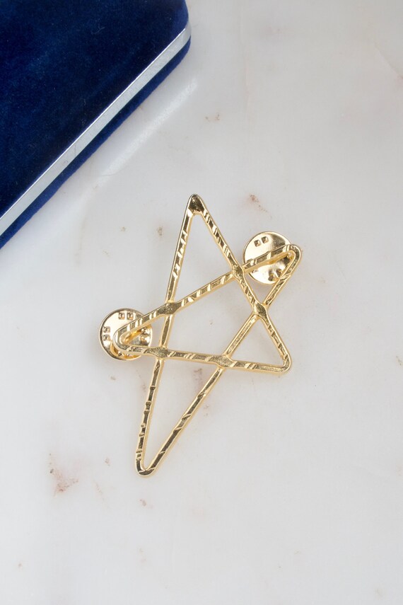 vintage star pin - Gem