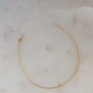 18k Solid Gold Chain Bracelet Yellow Gold Chain Bracelet | Etsy