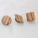 Vintage Geometric Wood Lapel Pins - Etsy