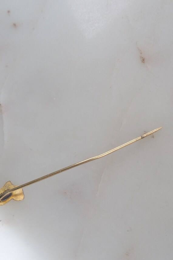 Vintage Gold Praying Hands Stick Pin - Religious Stic… - Gem