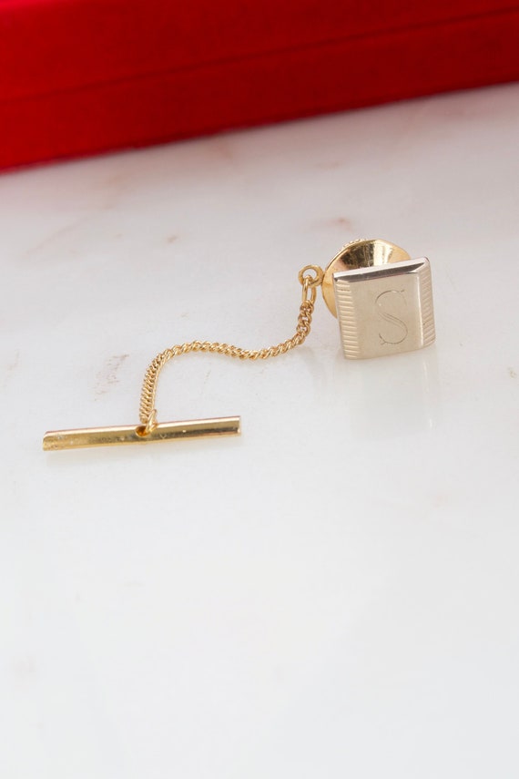 vintage initial s tie - Gem