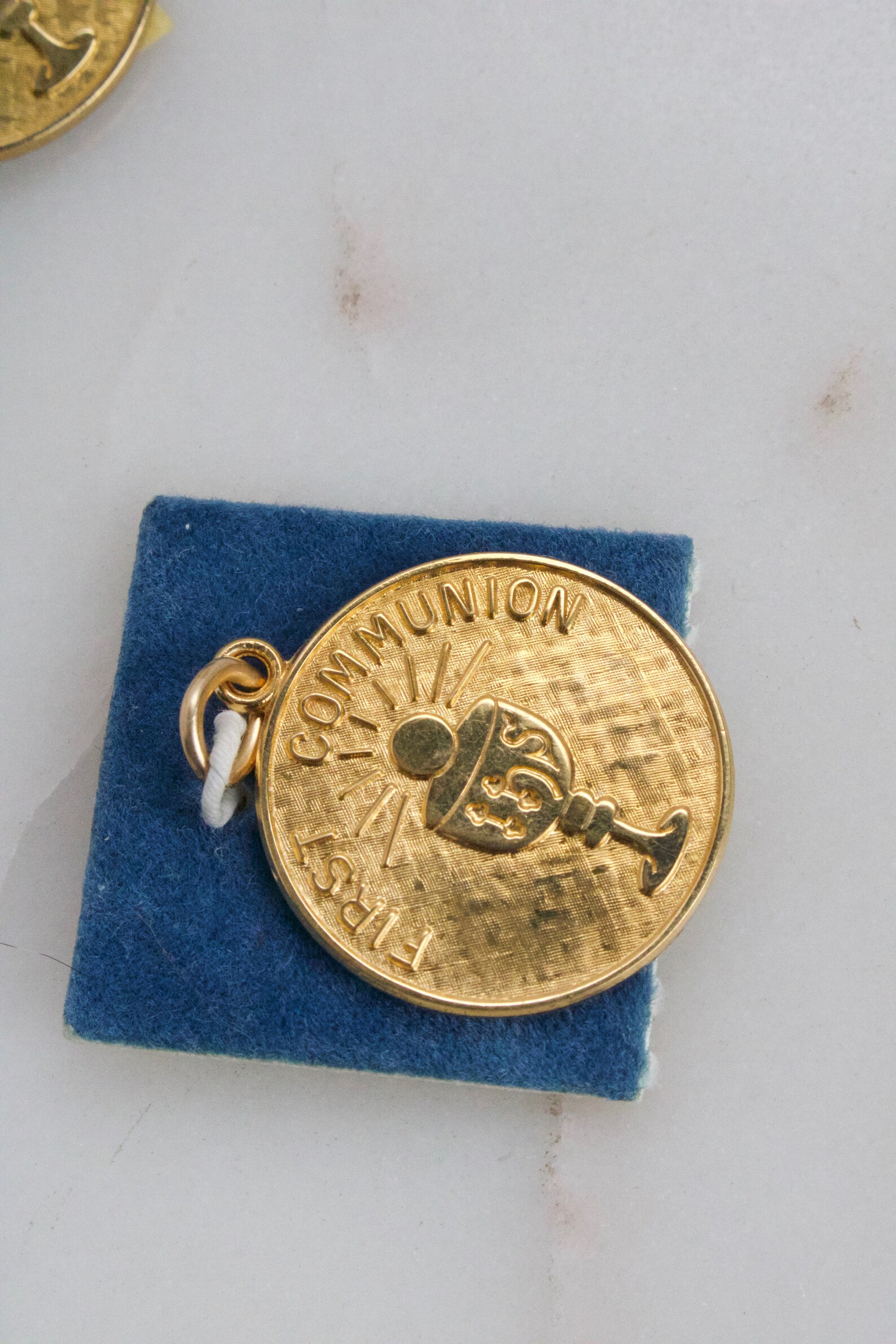 Vintage Wells 12k Gold Filled First Communion Charm | Etsy