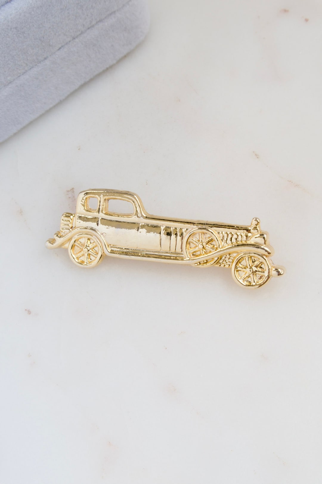 Vintage Gold Classic Car Brooch - Automobile Brooch - Gift for Him ...