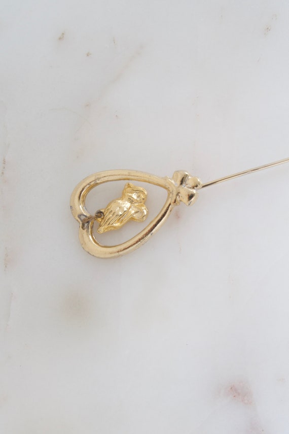 Vintage Gold Praying Hands Stick Pin Religious Stick … - Gem