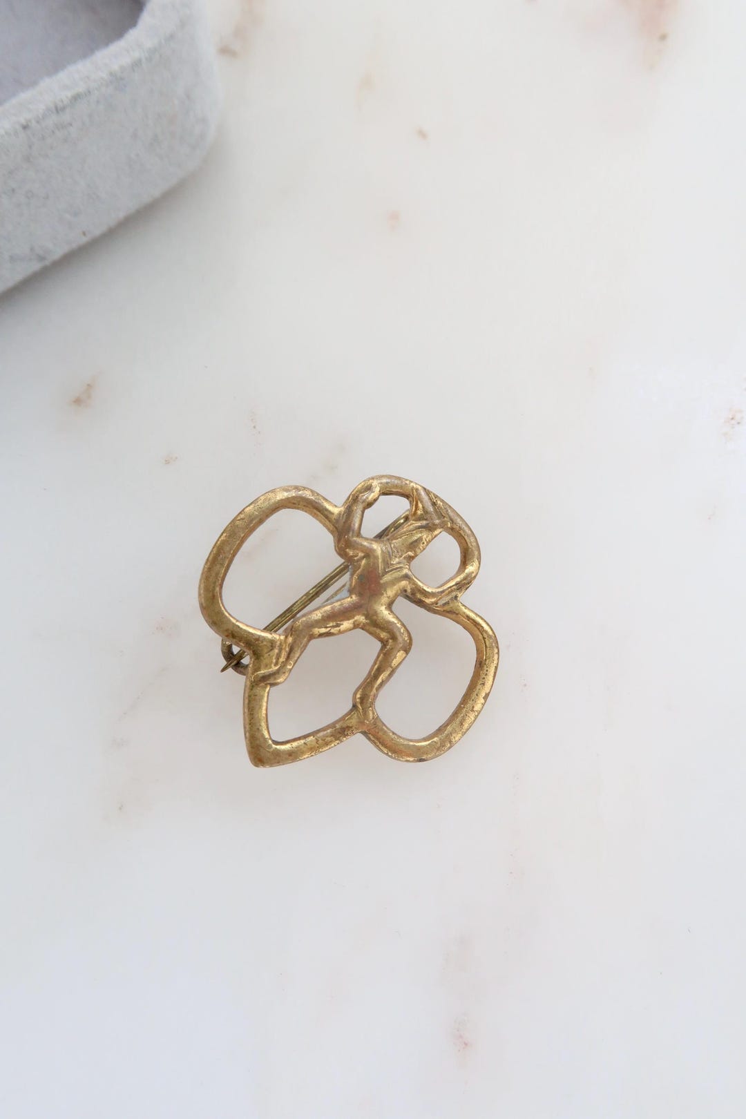 Vintage Girl Scout Brownies Dancing Elf Brooch - Etsy