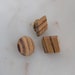 Vintage Geometric Wood Lapel Pins - Etsy