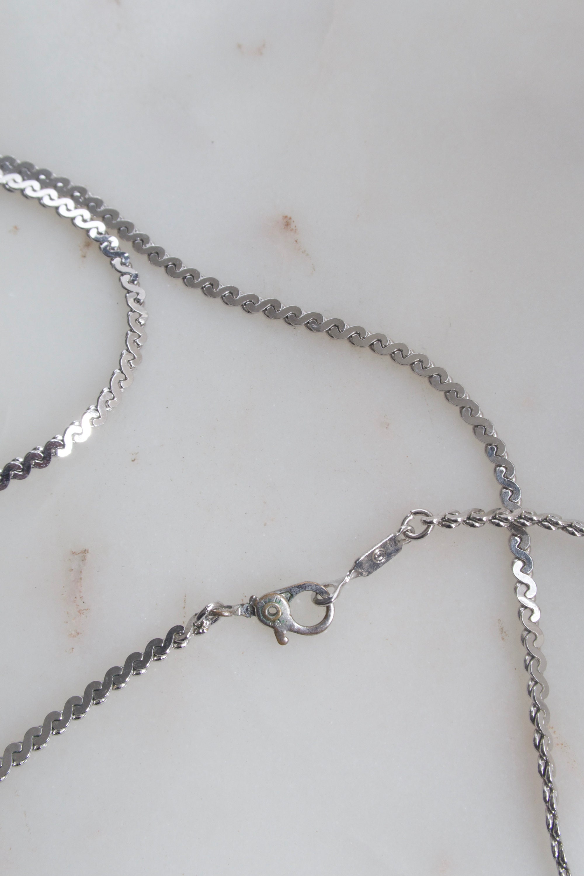 Vintage Monet Silver Chain Necklace 30 Chain | Etsy