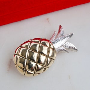 Vintage Gold Pineapple Brooch Fruit Brooch Pineapple Pin - Etsy