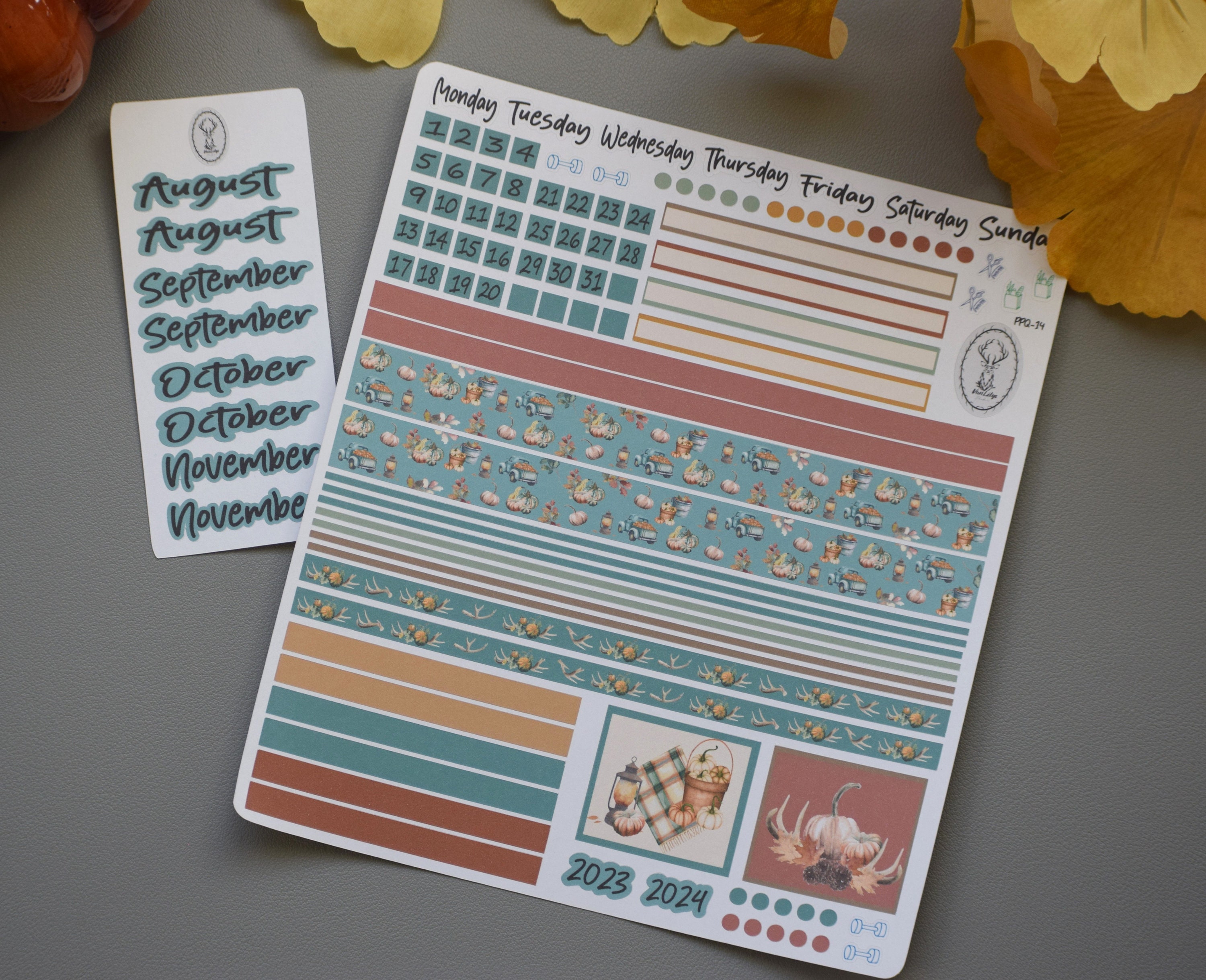Plum Paper 7x9 Quad Lined and Blank Weekly Planner Sticker Kit 14 ...