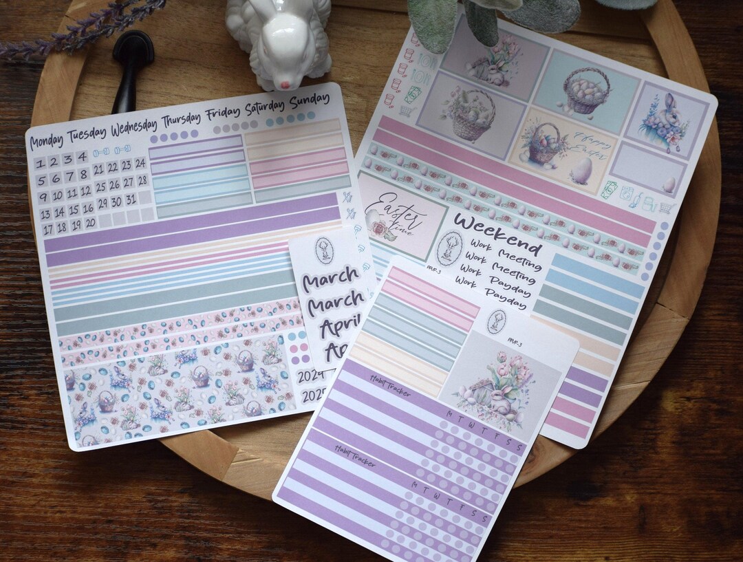 Plum Paper 7x9 Vertical Priorities Weekly Planner Sticker Kit #3 ...