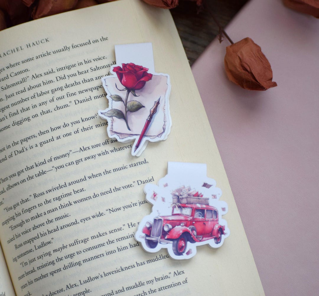 Magnetic Bookmarks, Traveling Love Letter 19 - Etsy