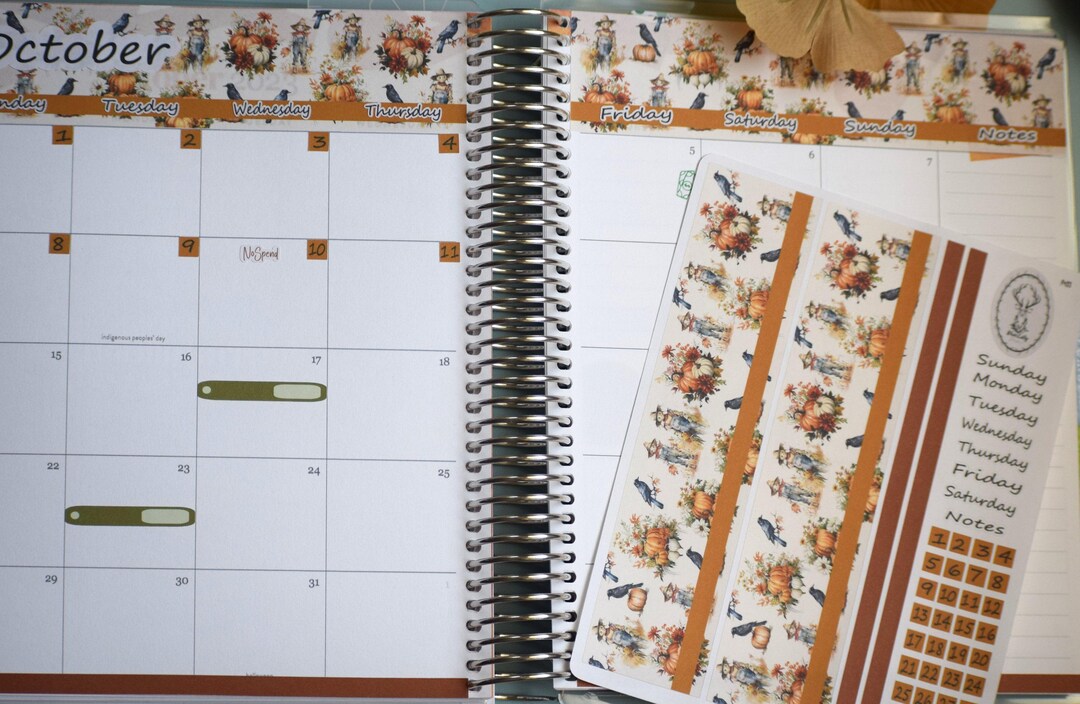 Monthly Header Planner Sticker Sheet for Erin Condren | TBM Live Rich ...