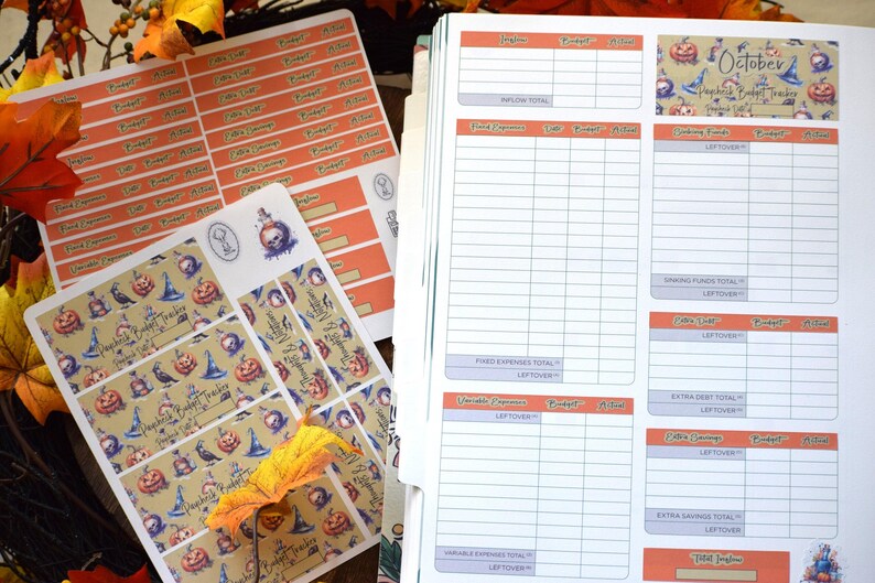 TBM BBP Workbook Sticker Kit, Halloween - Etsy