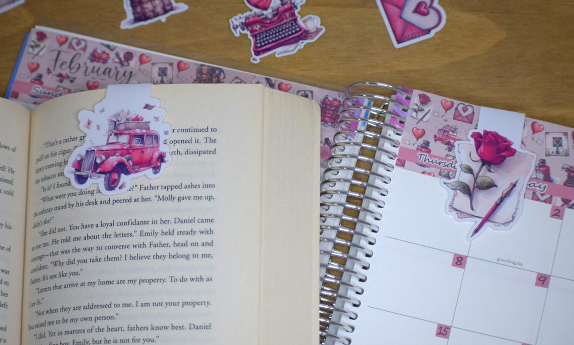Magnetic Bookmarks, Traveling Love Letter 19 - Etsy