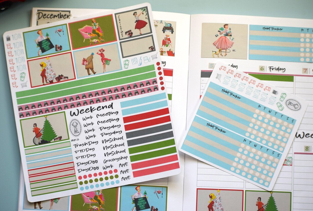 Plum Paper 7x9 Vertical Priorities Weekly Planner Sticker Kit #15 ...