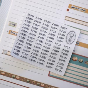 Plum Paper Daily Time Script Sheet - Etsy