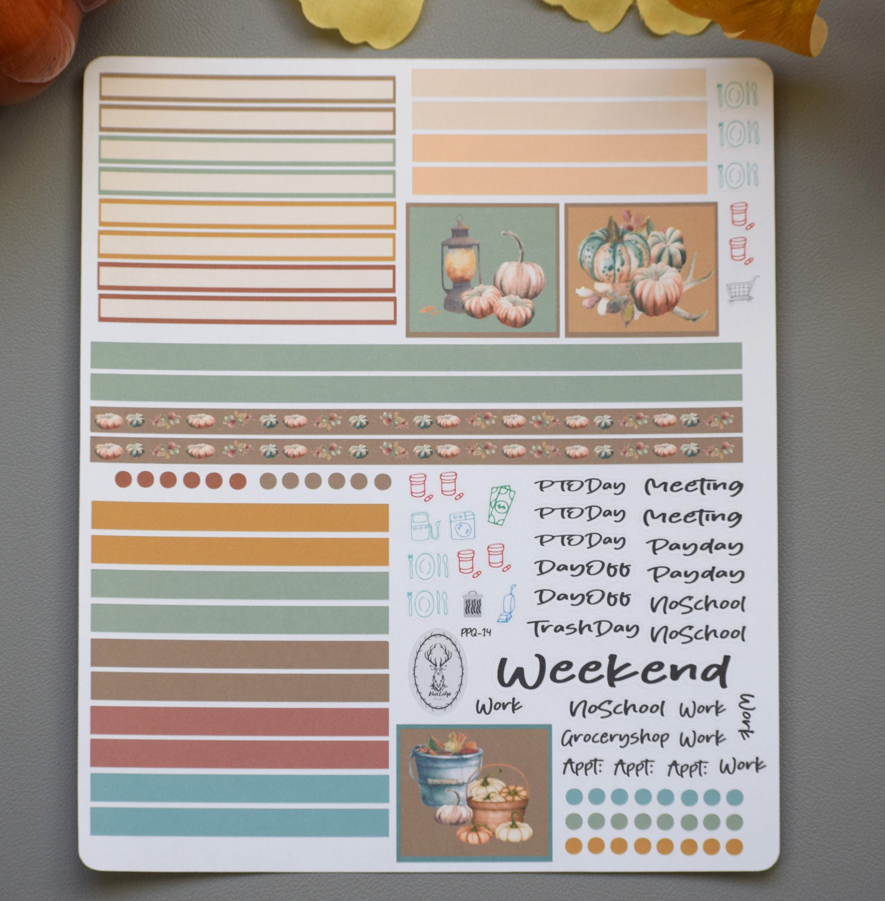 Plum Paper 7x9 Quad Lined and Blank Weekly Planner Sticker Kit 14 ...