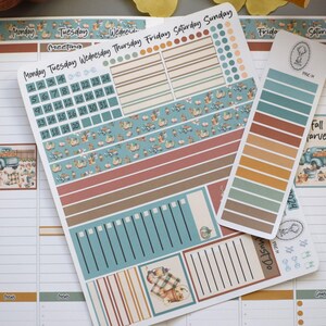 Plum Paper 7x9 Vertical Columns, Weekly Planner Sticker Kit #14 Autumn ...