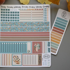 Plum Paper 7x9 Vertical Columns, Weekly Planner Sticker Kit #14 Autumn ...