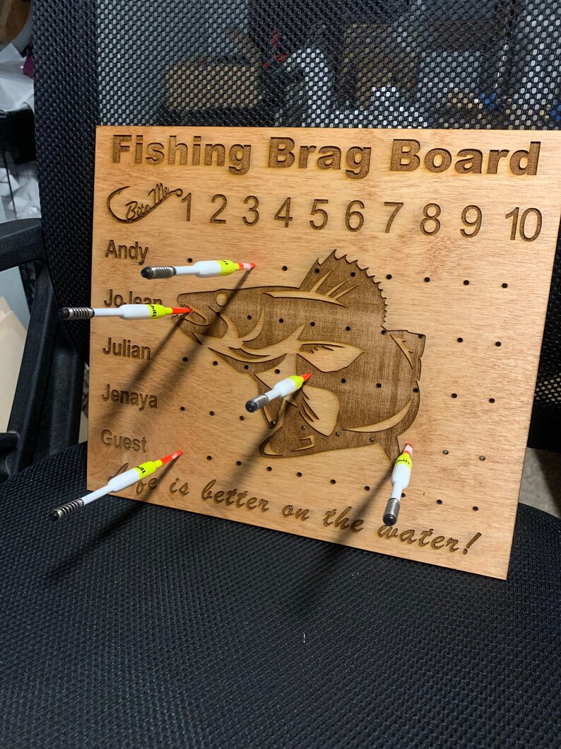 Fishing Brag Board Personalized - Etsy