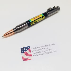 Vietnam Veteran Custom Bolt Action Pen - Etsy